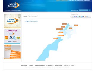 Agences de Maroc Telecom (IAM) par ville: Casablanca, Marrakech, Agadir ...